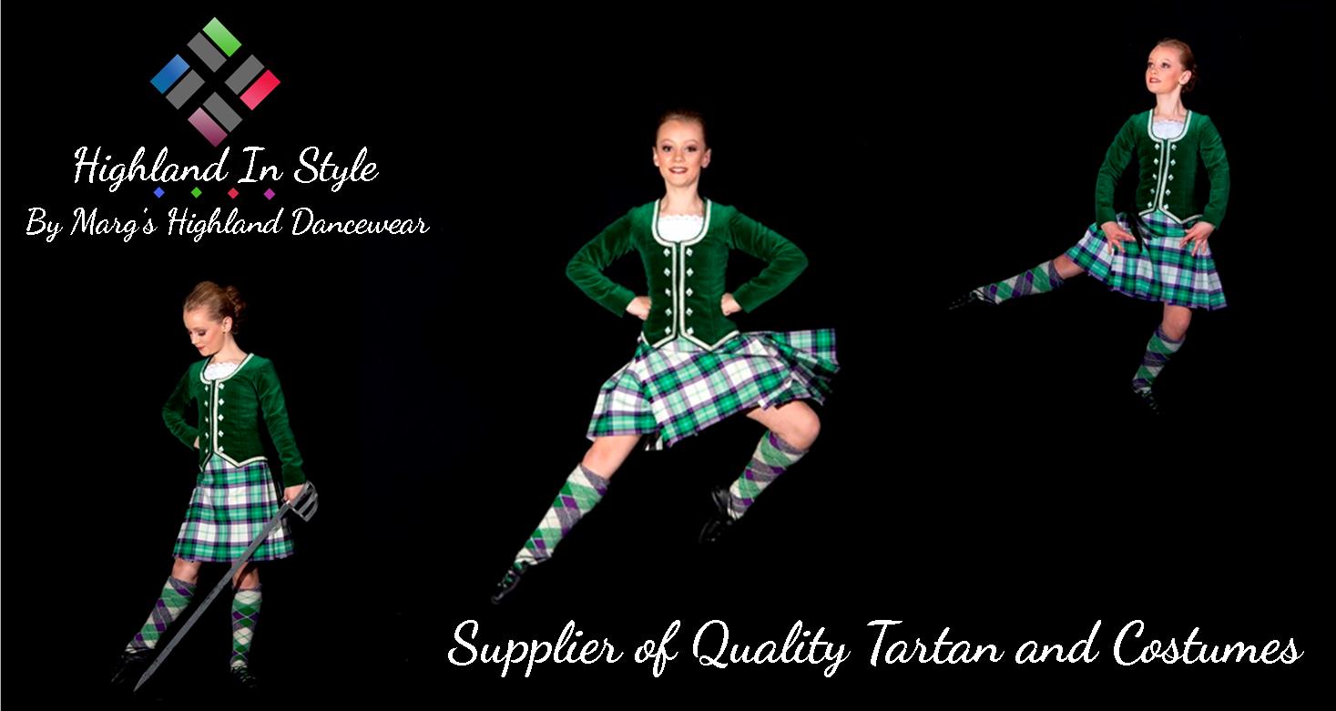 Highland In Style - Scottish Highland Dance Costumes, Tartan, & Velvet
