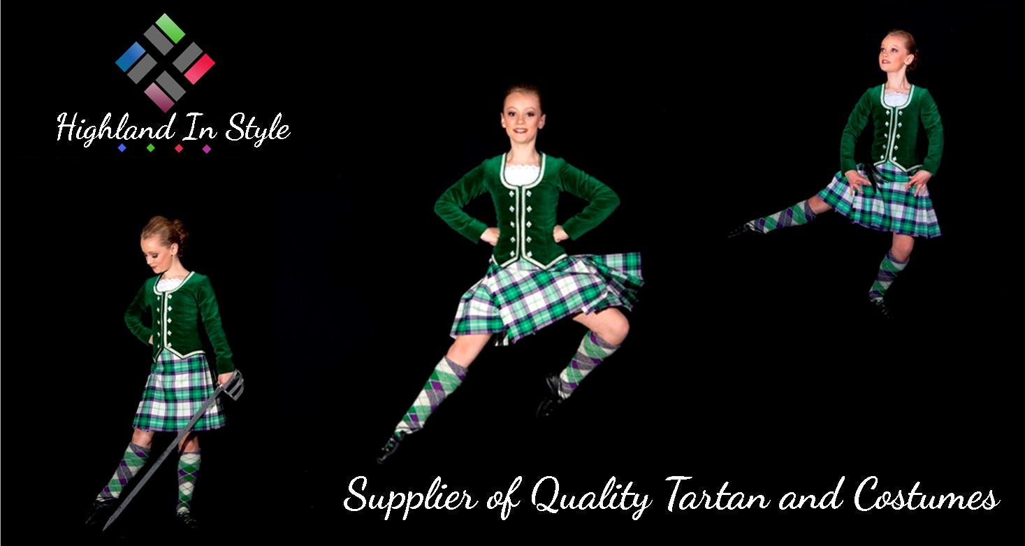 Highland In Style - Scottish Highland Dance Costumes, Tartan, & Velvet